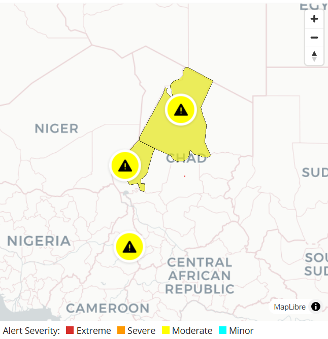 Chad Publishes First CAP Warning and Begins International Data Sharing ...